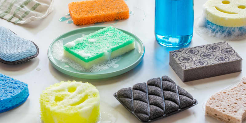 Best Kitchen Sponge Review O Cedar Multi Use Scrunge The Kitchn
